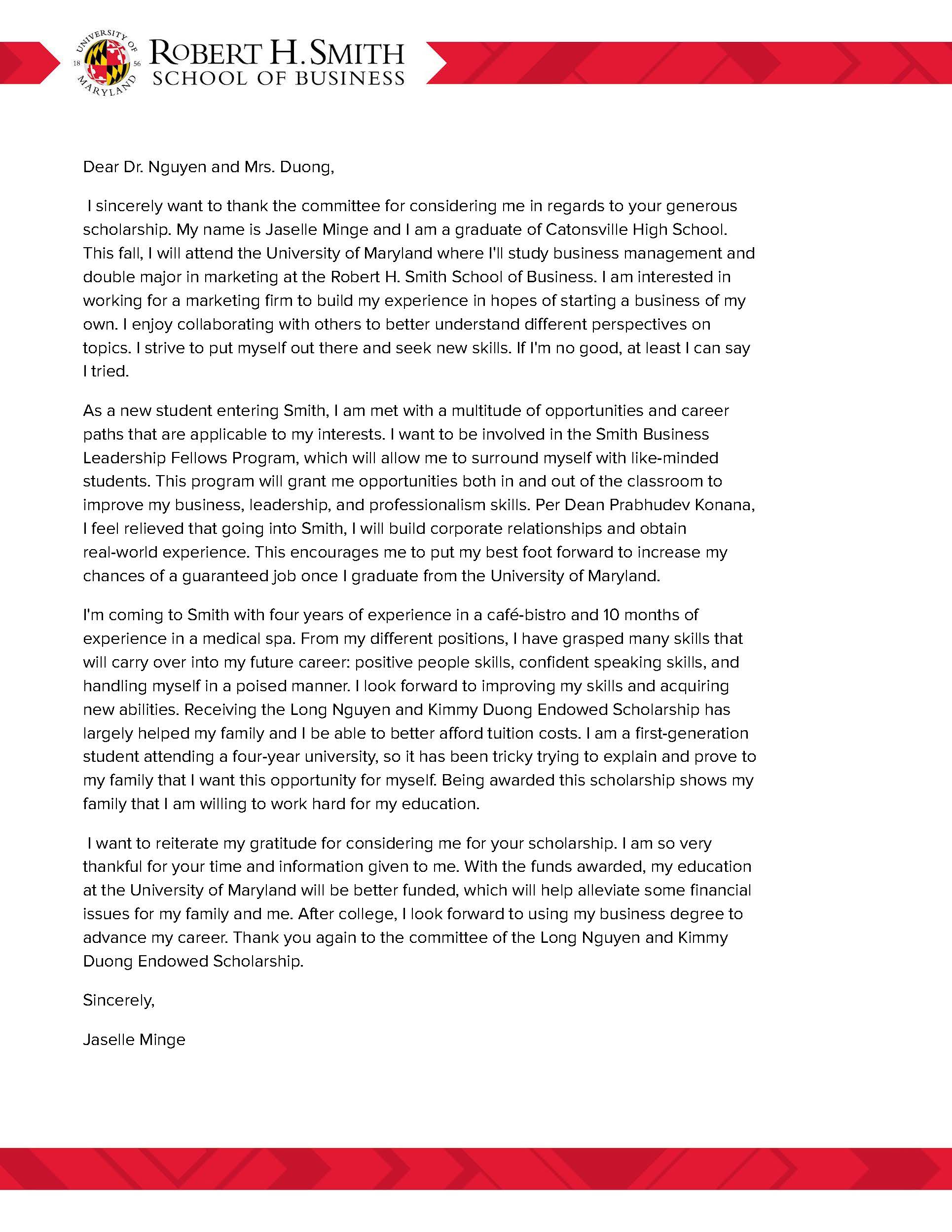 Scholarship Recipient Profiles – Long Nguyen and Kimmy Duong Endowed ...